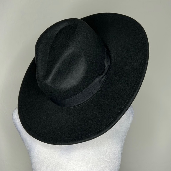 Unbranded | Accessories | Nwot Felt Panama Hat In Black | Poshmark